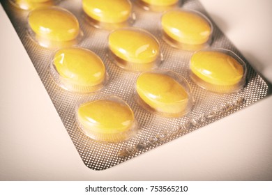 Pharmacy Theme Yellow Tablets Package Stock Photo 753565210 | Shutterstock