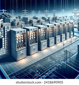 Data Center Construction Developments Animation No AI-generated image ...