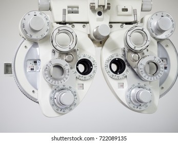Phoropter Ophthalmic Testing Device Machine On Stock Photo 655731658 ...