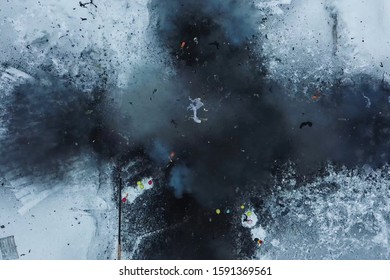 Wall Texture Abstract Art Macro Background 스톡 일러스트 1022232769 ...