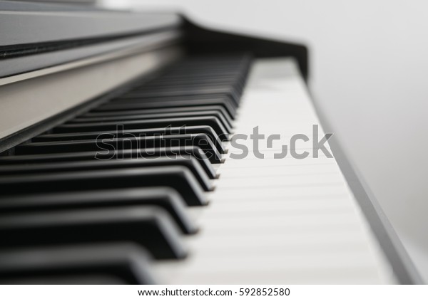 Piano Keys Side View Stock Photo 592852580 | Shutterstock