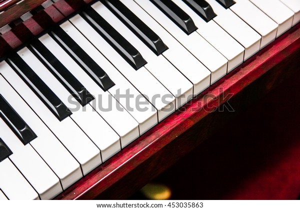 Piano View Right Angle Key Tone Stock Photo 453035863 | Shutterstock
