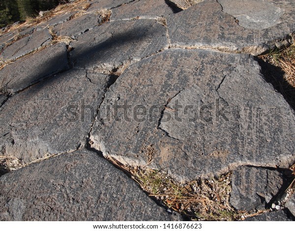 Picture Columnar Basalt Which Igneous Volcanic Stock Photo 1416876623 ...
