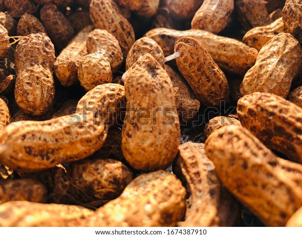 Pile Peanuts Shells Close Background Stock Photo 1674387910 | Shutterstock