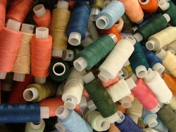Sewing. Wooden, a Beauty & Fashion Photo by villorejo