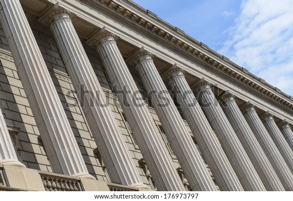 Pillars Brick Wall Stock Photo 176973797 | Shutterstock