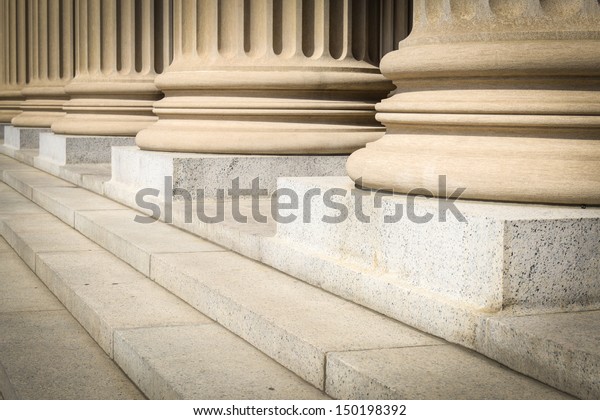 Pillars Steps Stock Photo (Edit Now) 150198392