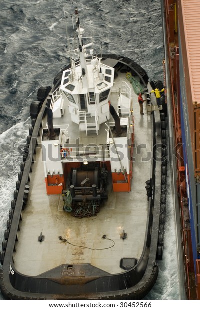 Pilot Boarding Container Ship Stock Photo 30452566 | Shutterstock