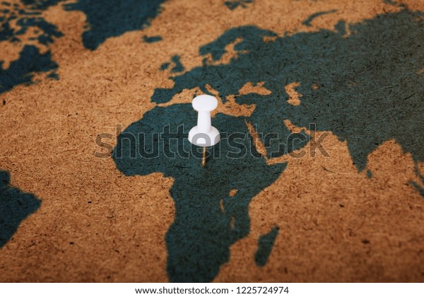 Pin Map Coordinates Stock Photo 1225724974 | Shutterstock
