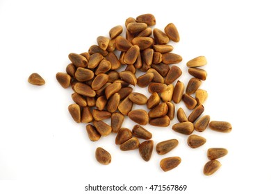 Pine Nuts Shell On White Background Stock Photo 471567869 | Shutterstock
