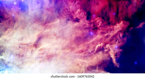 Pink Nebula Elements This Image Furnished Stock Photo 1609765042 ...