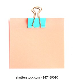 Pink Note Paper Paper Clip On Stock Photo 147469010 | Shutterstock