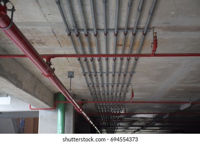 Fire Protection Pipe Electrical Conduit Me Stock Photo 766427518 ...