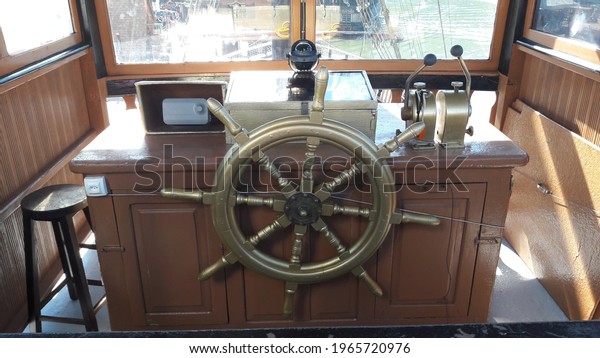 Pirate Ship Command Center View Stock Photo 1965720976 | Shutterstock