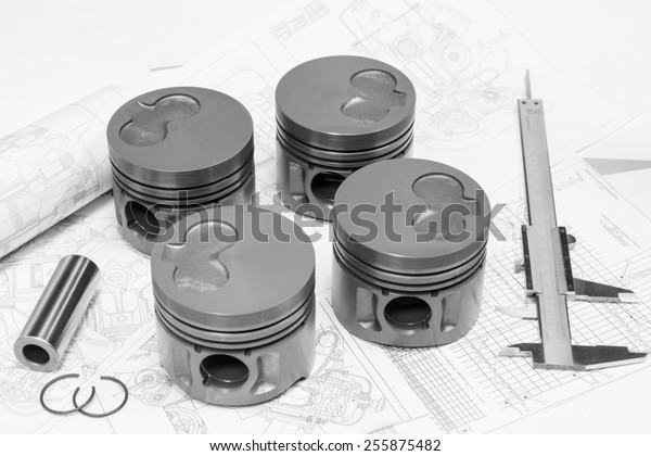Piston Engine Vehicle Measuring Tools Stock Photo 255875482 | Shutterstock