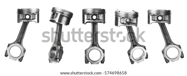 Piston Isolated On White Background Stock Photo (Edit Now) 574698658