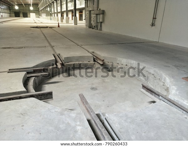 Pit Bogie Turntable Prepared Installation Depot Stock Photo (Edit Now ...
