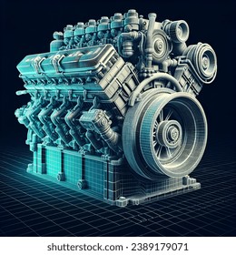 Create Image That Shows Engine Bunch AI-generated image 2456825269 ...