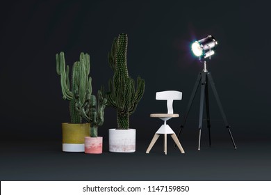 Placement Objects Studio On Colored Background Stock Photo 1147159850 ...