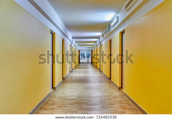 Plain Corridor Dormitory Building Stock Photo 726482338 | Shutterstock