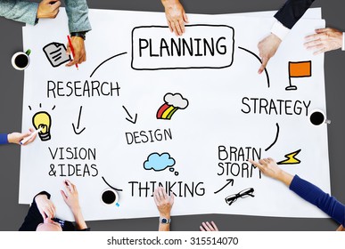 Plan Planning Process Mission Development Concept Stock Photo (Edit Now ...