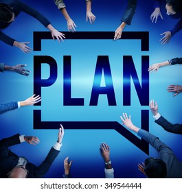 Plan Vision Planning Thinking Strategy Concept Stock Photo 349544444 ...