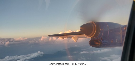 View Jet Engine Wing Few Thousand Stock Photo 1910093 | Shutterstock