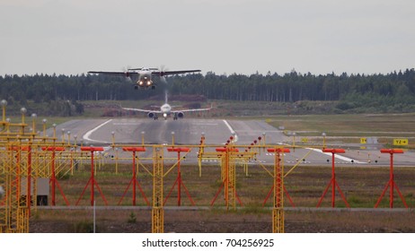 Planes Taking Off Front View Stock Photo 704256925 | Shutterstock