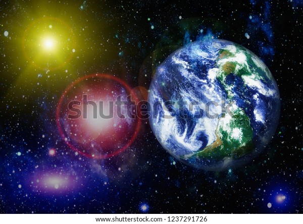 Planet Earth Eastern Hemisphere This Image Stock Photo 1237291726 ...