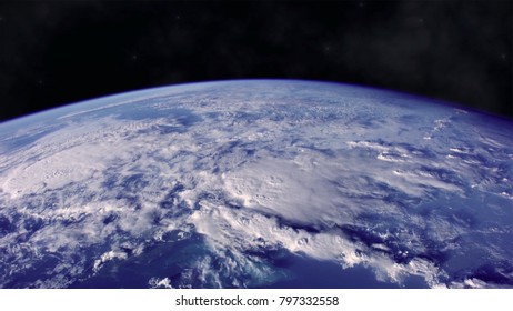 Planet Earth Space Dramatic View Elements Stock Photo 797332558 ...
