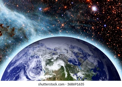 Planet Earth Star Elements This Image Stock Photo 368691635 | Shutterstock