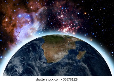 Planet Earth Star Elements This Image Stock Photo (Edit Now) 368781338
