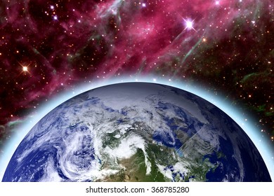 Planet Earth Star Elements This Image Stock Photo (Edit Now) 368785343