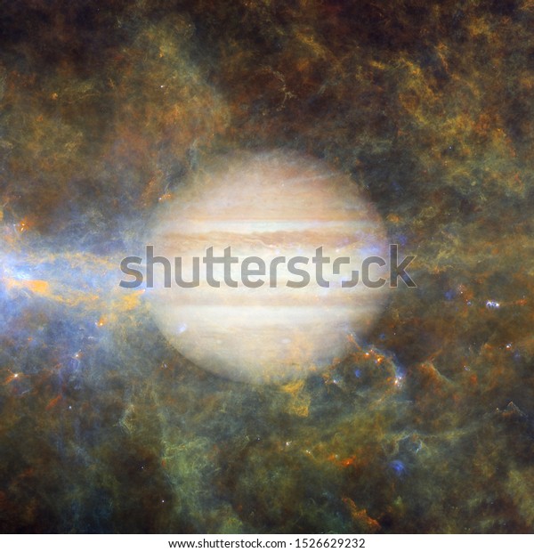 Planet Jupiter Outer Space Science Wallpaper Stock Photo 1526629232 ...