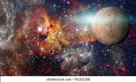 Planet Mars Solar System Elements This Stock Photo 761331208 | Shutterstock