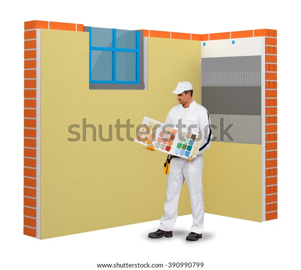 Plaster Color Selection Stock Photo (Edit Now) 390990799
