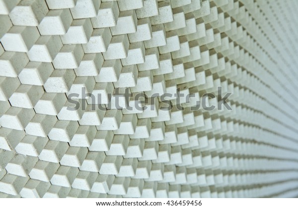 Plaster Wall Square Arranged Alternatelybackground Old Stock Photo ...