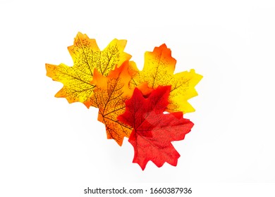 Plastic Artificial Maple Leaf Made Fabric Stock Photo 1660387936 ...