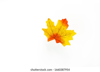 Plastic Artificial Maple Leaf Made Fabric Stock Photo 1660387954 ...