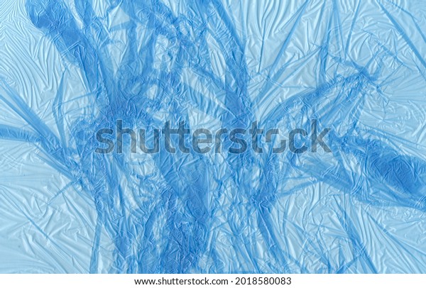 Plastic Bag Texture Blue Garbage Polyethylene Stock Photo 2018580083 ...