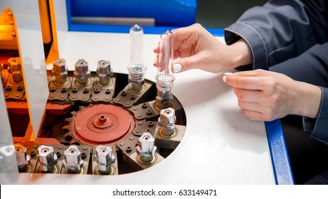Plastic Bottle Making Process Stock Photo (Edit Now) 633149471