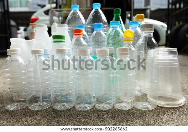 Plastic Bottlesplastic Ware Made Polymer Use Stock Photo 502265662 ...