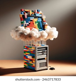 Generate AI Plastic bricks Styles with Shutterstock's AI Image Generator