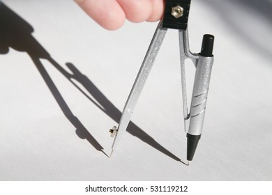 Plastic Compass Hand Stock Photo 531119212 | Shutterstock
