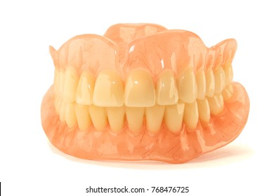 Plastic Full Removable Denture Human Teeth Stock Photo 768476725 ...