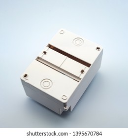 Plastic Gray Plastic Electrical Installation Junction Stock Photo ...