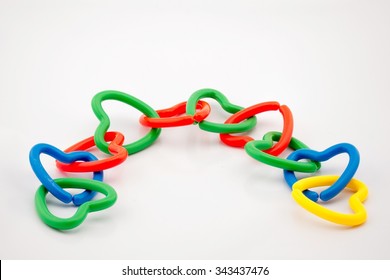 Plastic Heart Shaped Loop Stock Photo 343437476 | Shutterstock