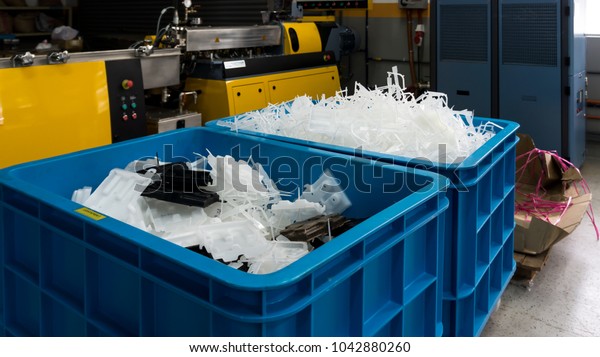 Plastic Injection Molding Scrap Container Stock Photo (Edit Now) 1042880260