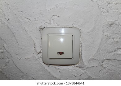 Plastic Modern Light Switch Button On Stock Photo 1873844641 | Shutterstock