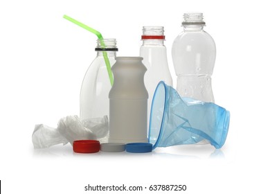 Plastic Objects Isolated On White Stockfoto 637887250 | Shutterstock